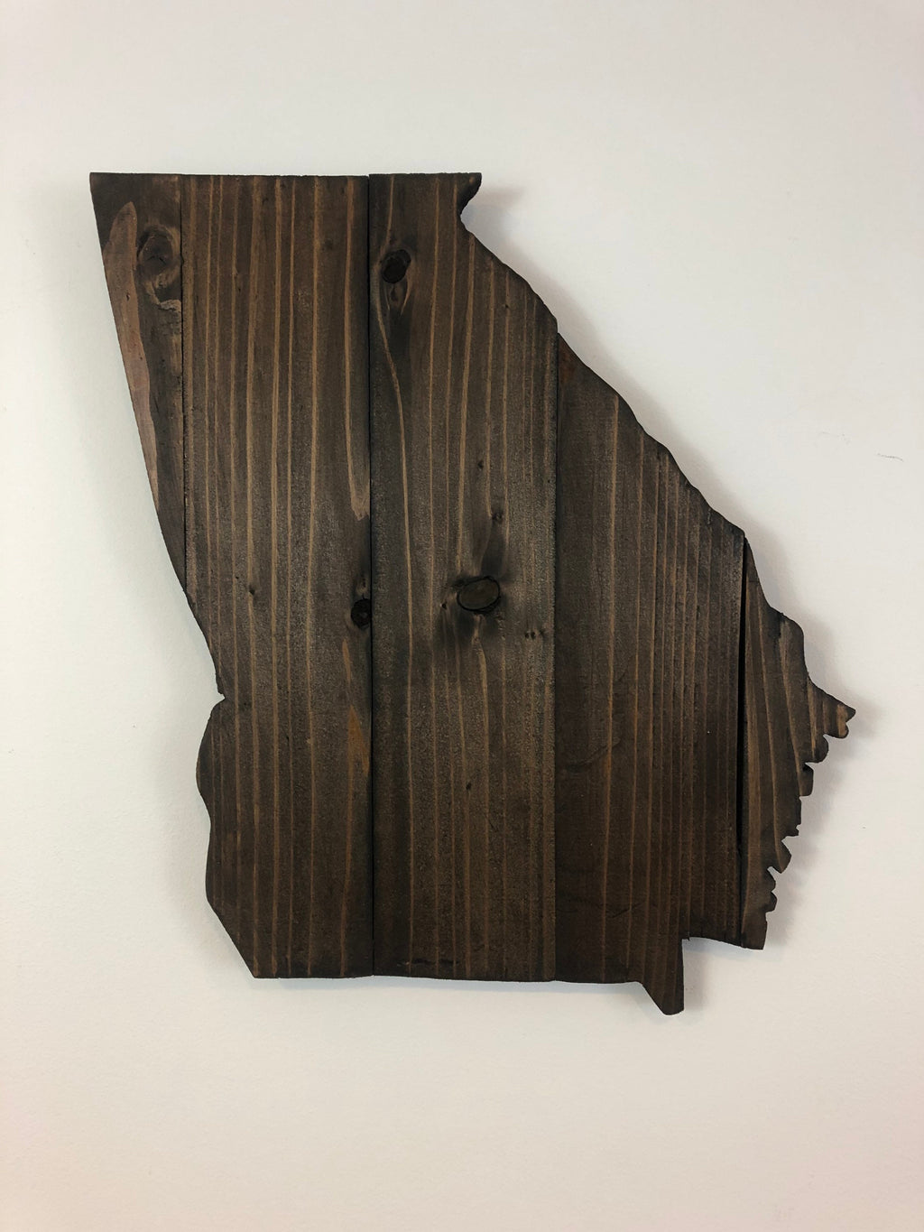 Georgia State Wood Cutout Sign | Zink Woodworks