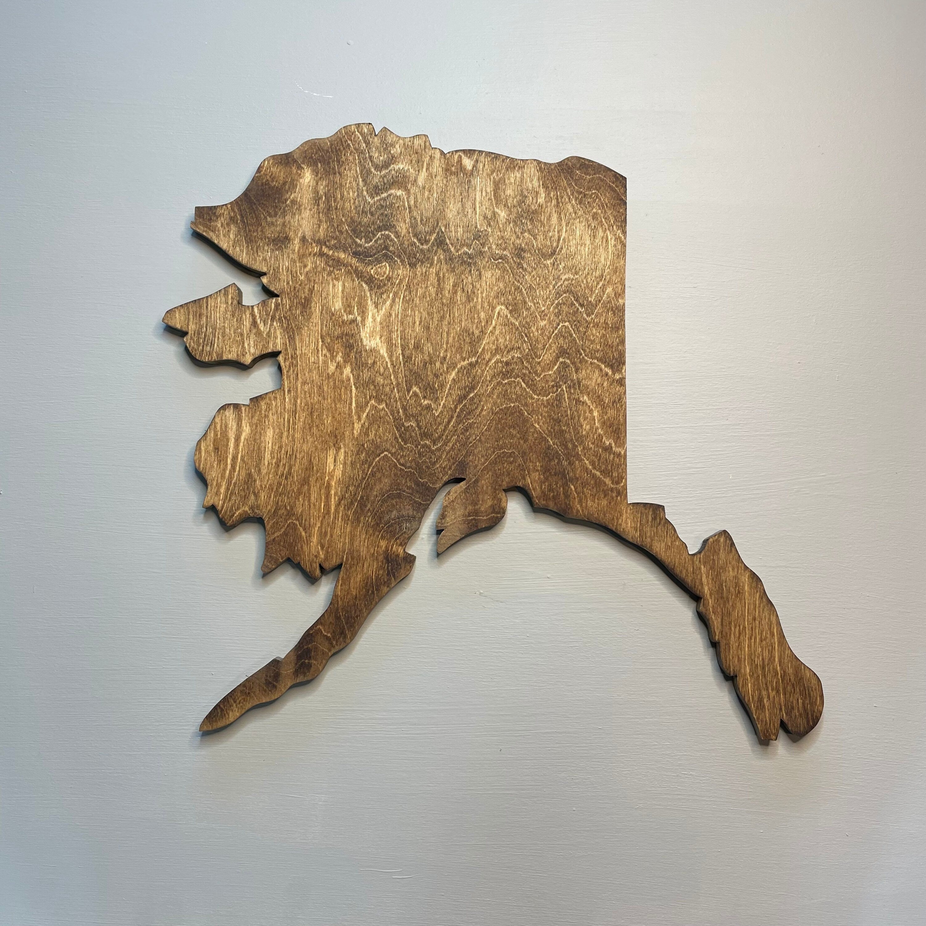 Alaska Wood State Cutout | Zink Woodworks